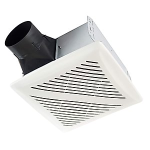 Broan-NuTone AE50110DCS Flex DC Series ENERGY STAR Certified Bathroom Ventilation Fan, Medium, White