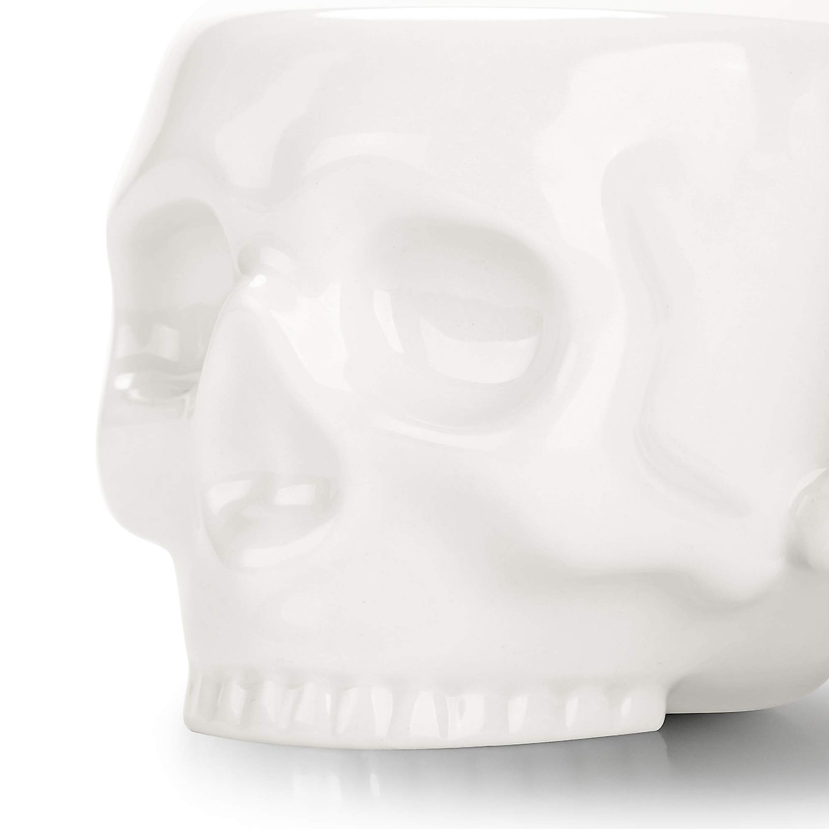 Skullis Porcelain Ceramic Skull Shaped Espresso Coffee Cup 2 OZ for Home and Office Party, Holiday and Birthday Present, Unique, Exclusive.