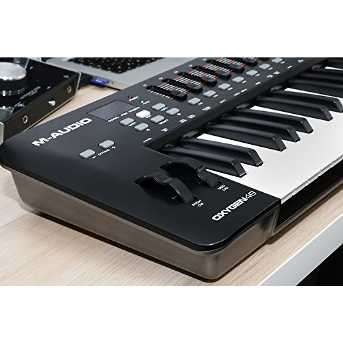 M Audio Oxygen 49 IV | 49 Key USB/MIDI Keyboard With 8 Trigger Pads & A Full Consignment of Production/Performance Ready Controls