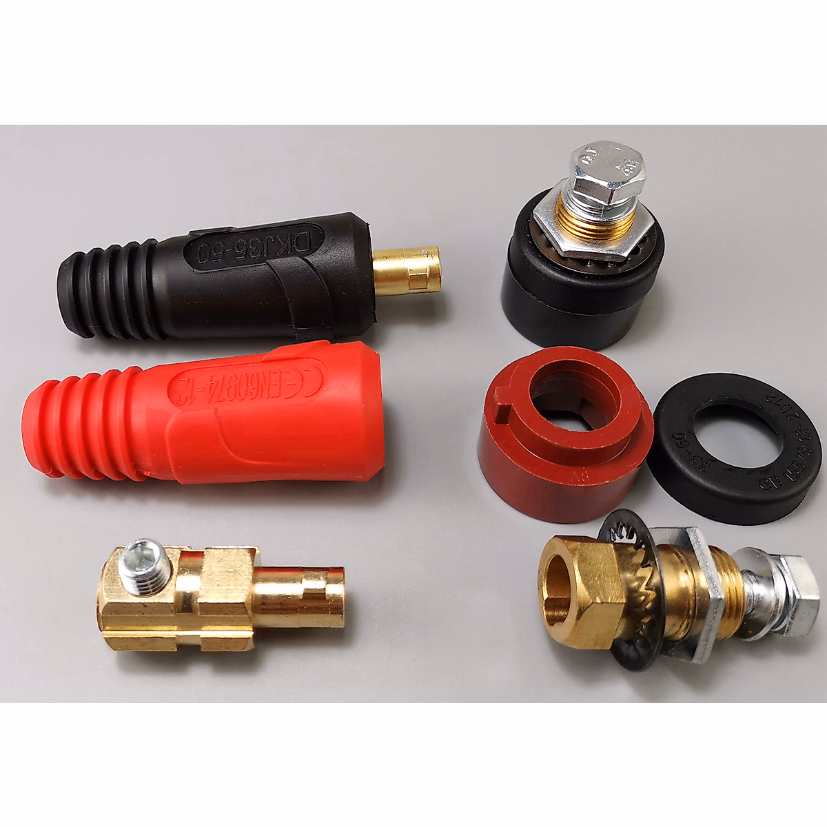 RIVERWELD TIG Welding Cable Panel Connector-plug DKJ35-50 DKZ35-50 Dinse Quick Fitting 315Amp 4pcs