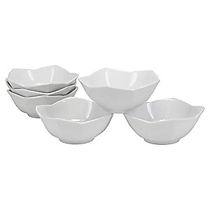 BIA Cordon Bleu Porcelain Lotus Bowls, One Size, White (900138S6SIOC)