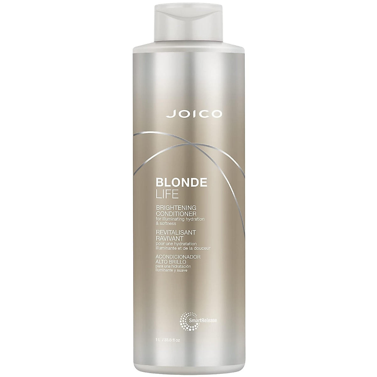 Joico Blonde Life Brightening Conditioner | For Blonde Hair | Illuminate Hydration & Softness | Add Softness & Smoothness | Sulfate Free | With Monoi & Tamanu Oil | 33.8 Fl Oz
