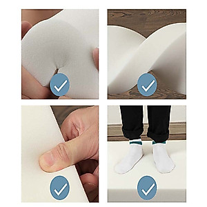 Premium Soft Circle Foam Seat Cushion,Round Upholstery Foam Diameter 14''/15''/16''/18''/20''/22'',Replacement High Density Cushion for Stool,Bar Stools, Seat Cushion, Round Chair,Cuttable