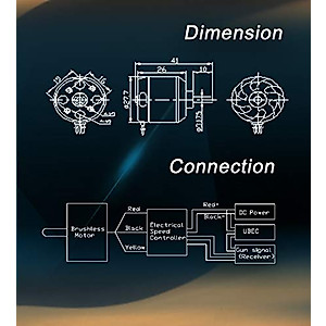 FLASH HOBBY 2826 RC Brushless Motor 1400KV Electric Outrunner Motor for RC Aircraft Plane Multicopter Drone Fixed Wing Helicopter