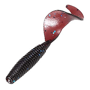 Lixada 100pcs 4cm Soft Artificial Fishing Lures Swimbait Tail Grub Lures Worm Moggot Grub Lures Baits