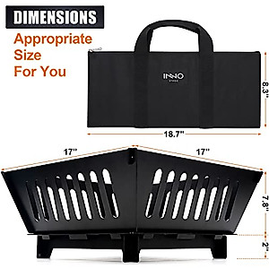 Portable Fire Pit and Single Outdoor Camping Hammock