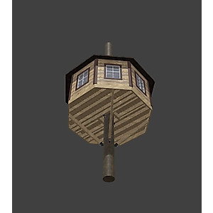 The White River © : 8' Octagonal Treehouse Plan