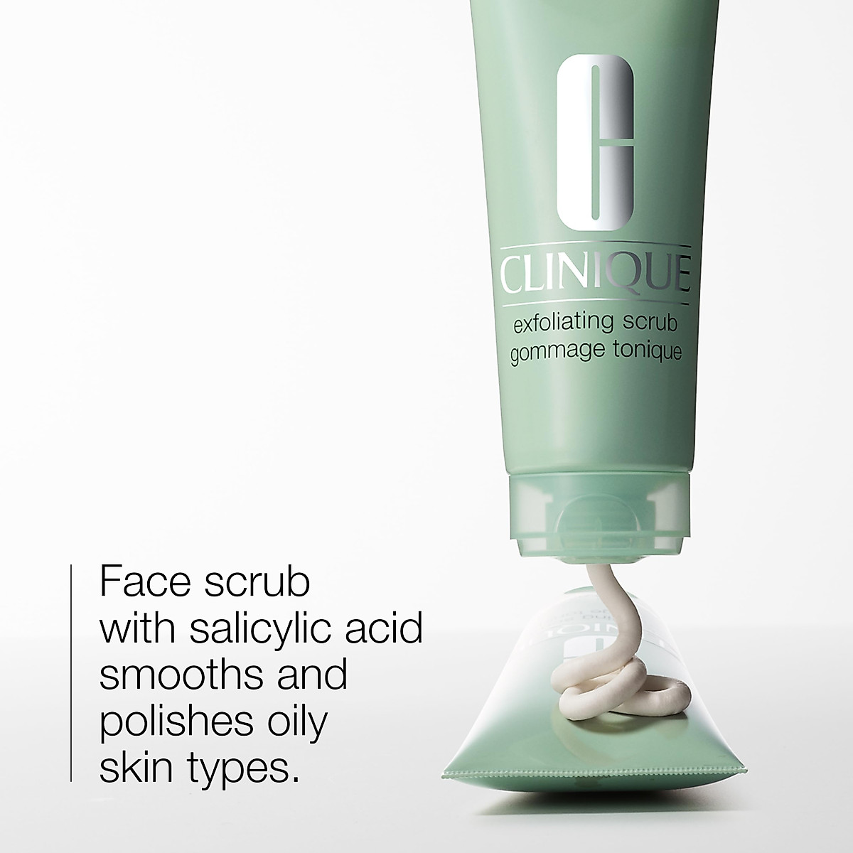 Clinique Exfoliating Face Scrub With Salicylic Acid For Oily Skin Types | Refreshing + Refining, 3.4 Fl Oz