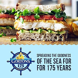 Gorton’s Parmesan Crusted Fish 100% Whole Fillets, Wild Caught Alaskan Pollock, Frozen, 10 Count, 18.2 Ounce Resealable Bag