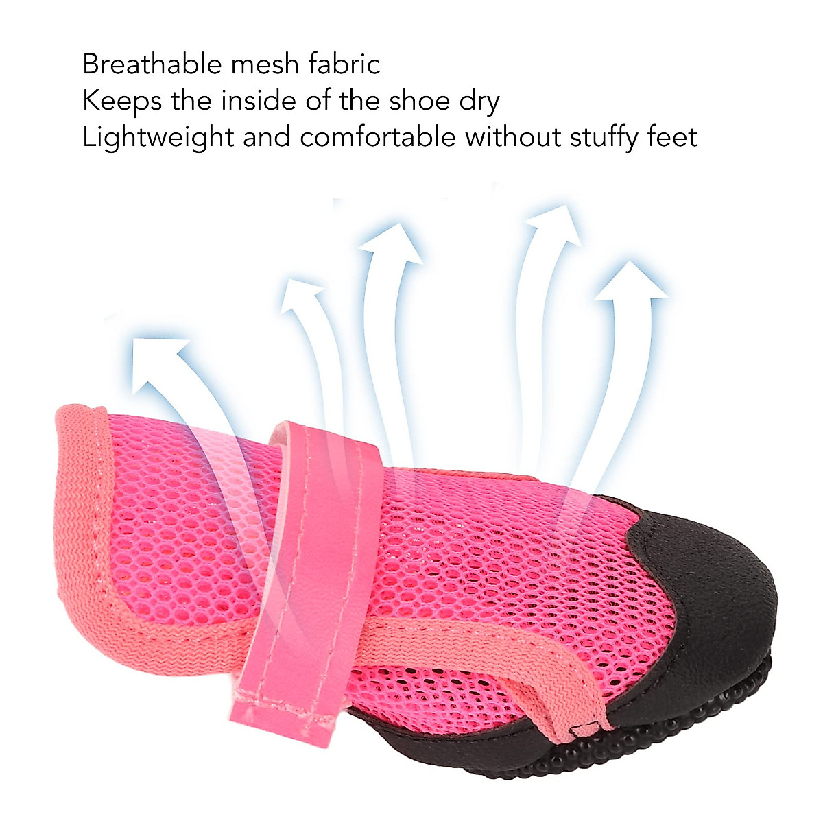 Dog Shoes, Rubber Sole Nonslip Comfortable Running Shoes for Winter Snowy Day Hot Pavement (M)