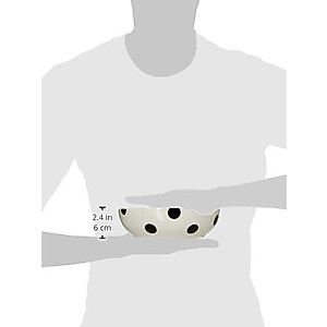 Kate Spade New York Deco Dot Pasta Bowl, 1.45 LB, White