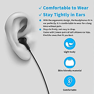 USB C Headphones Wired Earbuds for Samsung S22 S21 Ultra S20 S23 iPhone 15 Pro Max Plus,Magnetic Type C Earphone In-Ear Headset with Mic HiFi Stereo Noise Canceling for Galaxy S22 Ultra A53 Note 20 10