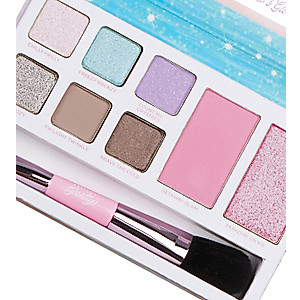Petite 'N Pretty - Paradise on Ice Eye and Cheek Palette for Kids, Children, Tweens and Teens - Glittering Shades - As Seen on Tik Tok