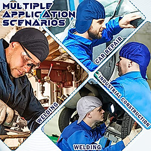 6 Pcs Welding Cap Welding Hat Bulk for Men Welding Beanie Welder's Caps Soft Lightweight Welders Caps Weldling Supply (Colorful)