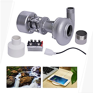 Micro Hydroelectric Generator 110V Mini Hydro Power Water Turbine Generator 500W Hydroelectric Power Station Water Turbine Water Flow Generator, Natural Water Power To Generate Electricity