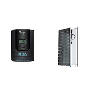 Renogy 100W 12V Solar Panel + 30A Rover MPPT Charge Controller Bundle