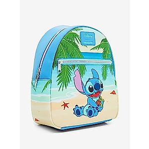 Hot Topic Loungefly Disney Lilo & Stitch Turtle Beach Mini Backpack