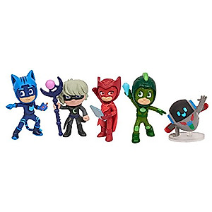 PJ Masks Super Moon Adventure Collectible Figures, 5 Pack, Kids Toys for Ages 3 Up by Just Play