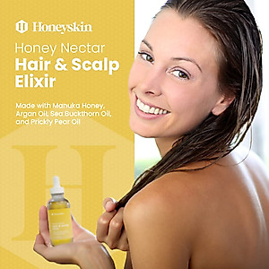 Hair Serum for Frizzy and Damaged Hair and Hair Growth - Anti Frizz Serum and Nourishing Hair Elixir - Heat Protectant for Dry and Damaged Hair - Hair Oil for Curly Frizzy Hair (4oz)