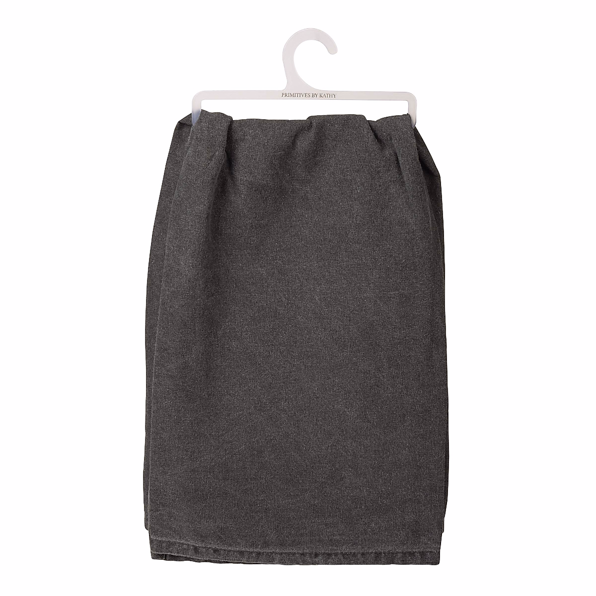 Primitives by Kathy 37207 Classic Black and White Dish Towel, 28", Just Rescued Some Wine