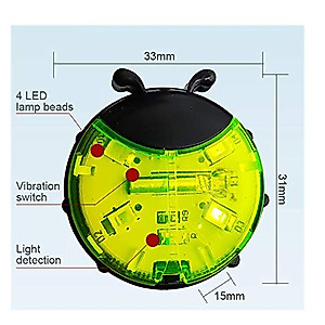 INWISH Toddler Bike Wheel Lights for Kids, 3 Pack Front and Back Spoke Light Safety Auto Shut-Off Motion Activated & Light-Sensing, LED Cycling Hub Light Bicycle Accessories for 2-4 Years Girls Boys