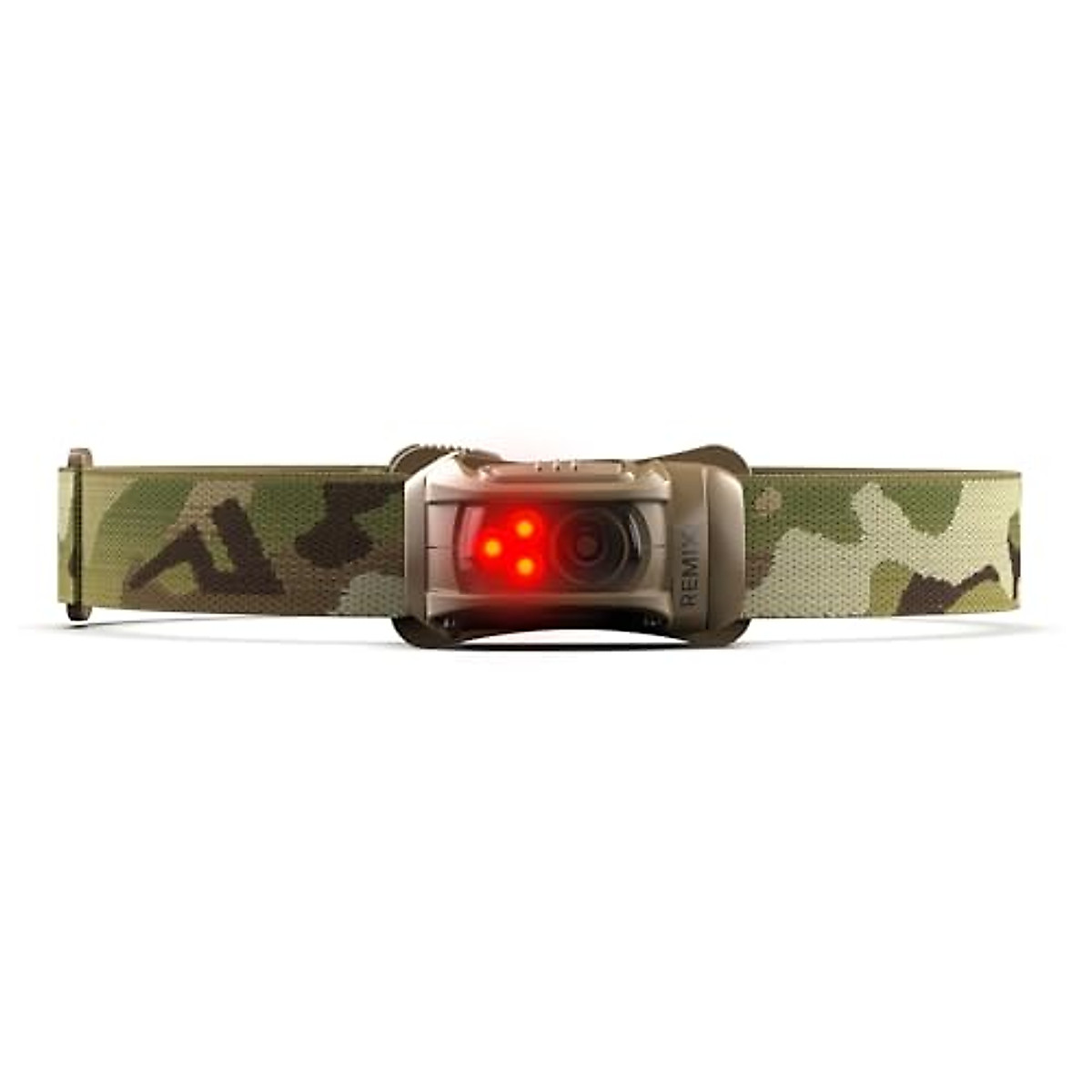 Princeton Tec Remix LED Headlamp (450 Lumens, Multicam w/Red LEDs) (RMX300-RD-MC)