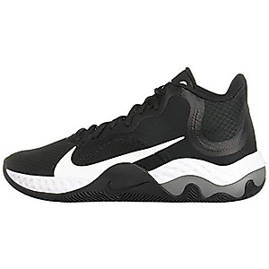 Nike Renew Elevate Mens Basketball Trainers CK2669 Sneakers Shoes (UK 11 US 12 EU 46, Black White Smoke Grey 001)