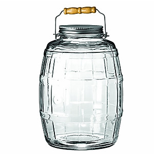 Anchor Hocking 2.5 Gallon Glass Barrel Jar with Lid