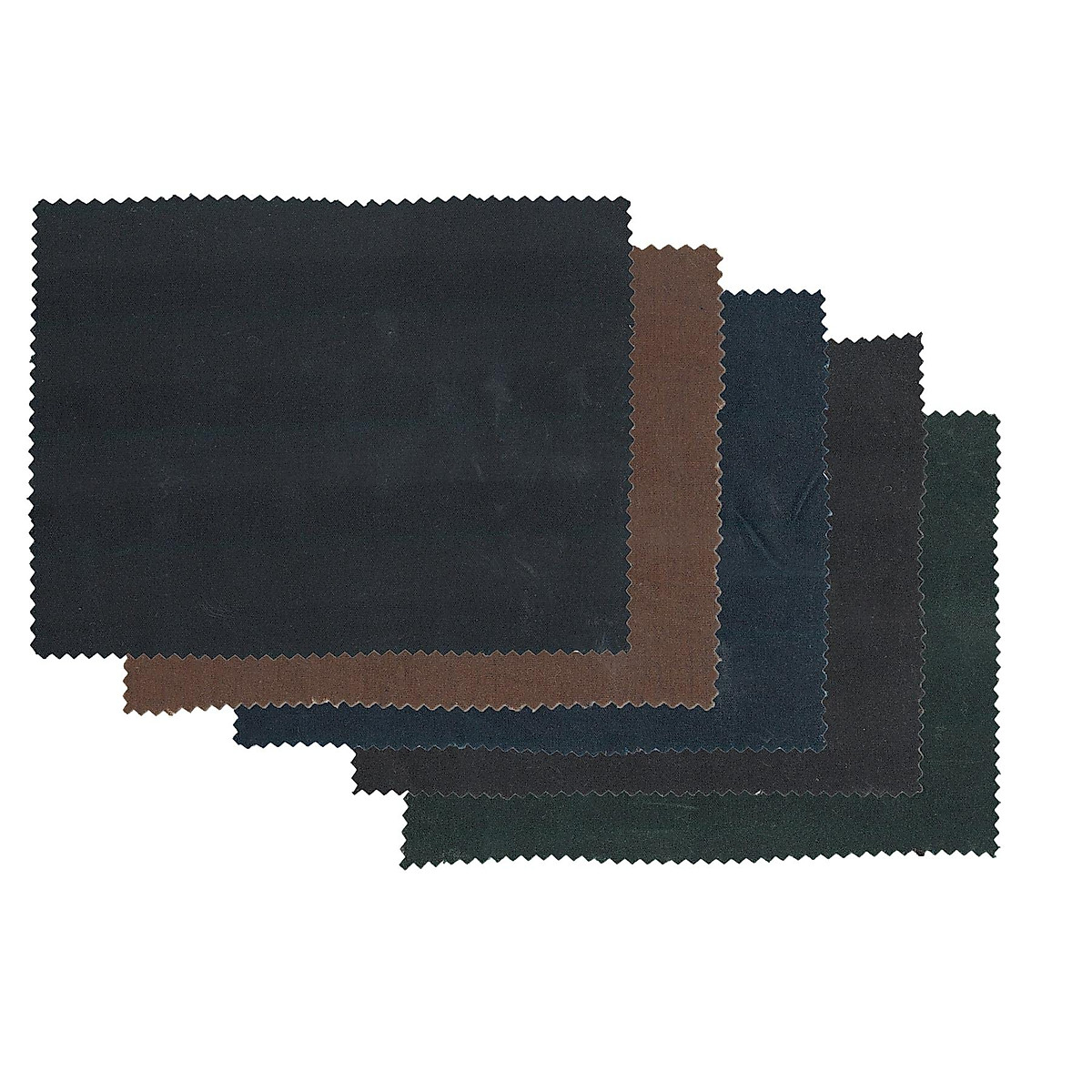 Walker and Hawkes - Wax 100% Cotton Canvas Fabric Cloth Soft Finish Waxed Waterproof Cloth - Olive - 1m (100 x 150cm)