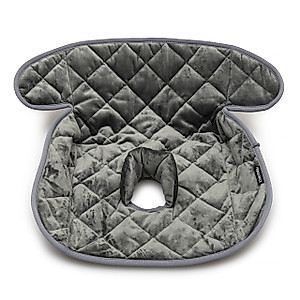 PEBBLEWICK Piddle Pad Child Seat Protector - Raised Waterproof Liner - for Potty Training Accidents, Spills or Crumbs in Carseats, Strollers or High Chairs - Complete with 2 Window Cling Sunshades