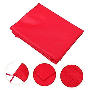 YARNOW Outdoor Swings 1pc Outdoor Tent Protective Red Patio Carport Canopy Pool Lawn Shade Garden Block Yard Net Deck Screen Greenhouse Tarp Fabric Cover Shelter Backyard Outdoor Pergola
