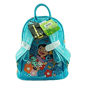 Wondapop Disney Lilo & Stitch 11" Vegan Leather Fashion Mini Backpack