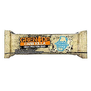 Grenade Carb Killa High Protein and Low Sugar Candy Bar, 12 X 60 g - White Chocolate Cookie