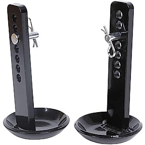 Replacement Set of 2 Round Dome Snow Plow Skid Shoes AM119321 M147167