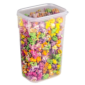 Decor Tellfresh food storage containers & measuring scoop, this stackable four storage container features a graduation scale, stackable plastic food containers