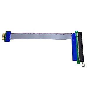 Kingwin PCIe Riser Card 1X-16X PCI Express Adapter Flexible Expander Extension Cable (PCI-06)