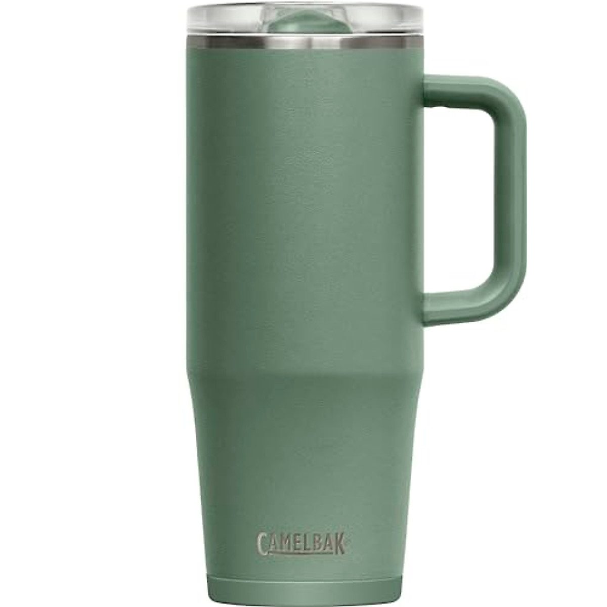 CamelBak Thrive Leak-Proof 32 oz Mug, Insulated Stainless Steel - For travel, coffee, tea, hot beverages - Spill Proof Cup-holder Compatible, Moss