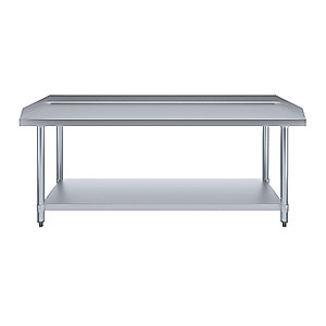 AmGood Stainless Steel Equipment Stand - Heavy Duty, Commercial Grade, with Undershelf, NSF Certified (24" Width x 60" Length)