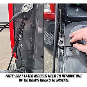 Winunite Compatible with 2015-2024 F150 Tailgate Assist Shock Truck Lift Assist Fits for Truck Tailgate Accessories Soft Open Easy Down(All Tools Provided)