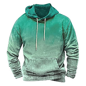 Mens Clothing Western Shirts for Men Sweatshirts for Men 2023, Patriotic American Flag Hoodie Sport Pullover with Pocket Blouse Shirts Casual Tee Eagles Hoodie Khaki L