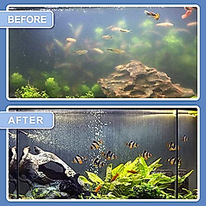 Yzzsjc 20pcs Aquarium Filter Media Bags High Flow Fish Tank Mesh Filter Bags 8x6inch Coarse Mesh Bags Reusable Filter Bags with Plastic Zipper for Biospheres,Ceramic Rings(Black)