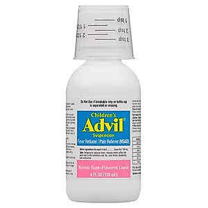 Advil Children's Oral Suspension Flavored Bubble Gum 4 Fl Oz (1-Pack )