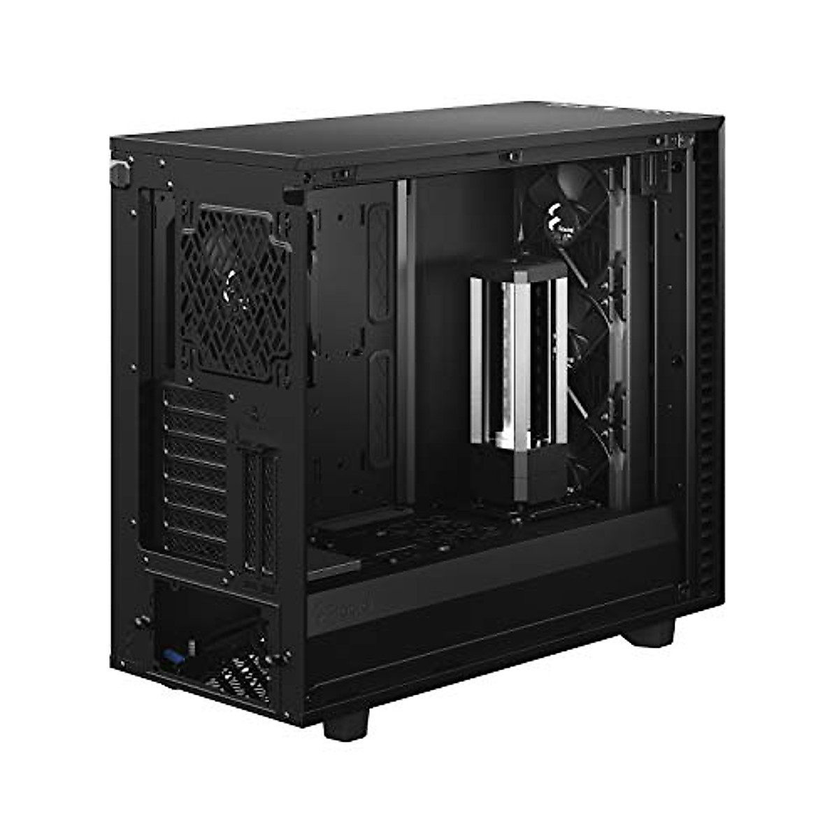 Fractal Design Define 7 Black Brushed Aluminum/Steel E-ATX Silent Modular Dark Tempered Glass Window Mid Tower Computer Case