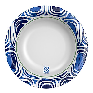 Dixie Ultra Disposable Paper Bowls, 20oz, Dinner or Lunch Size Printed Disposable Bowls, Packaging and Design May Vary, 26 Count (Pack of 6)