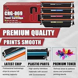 Replacement CRG069 Toner Cartridges Compatible for Canon CRG069 CRG-069 069 Toner Cartridge Work for Canon LBP673 MF750 LBP673CDN LBP673CDW LBP674CX MF752CDW Printer Combo Pack