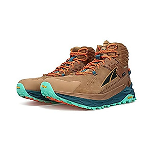 ALTRA Men's AL0A7R6Q Olympus 5 Mid GTX Trail Running Shoe, Brown - 10.5 M US