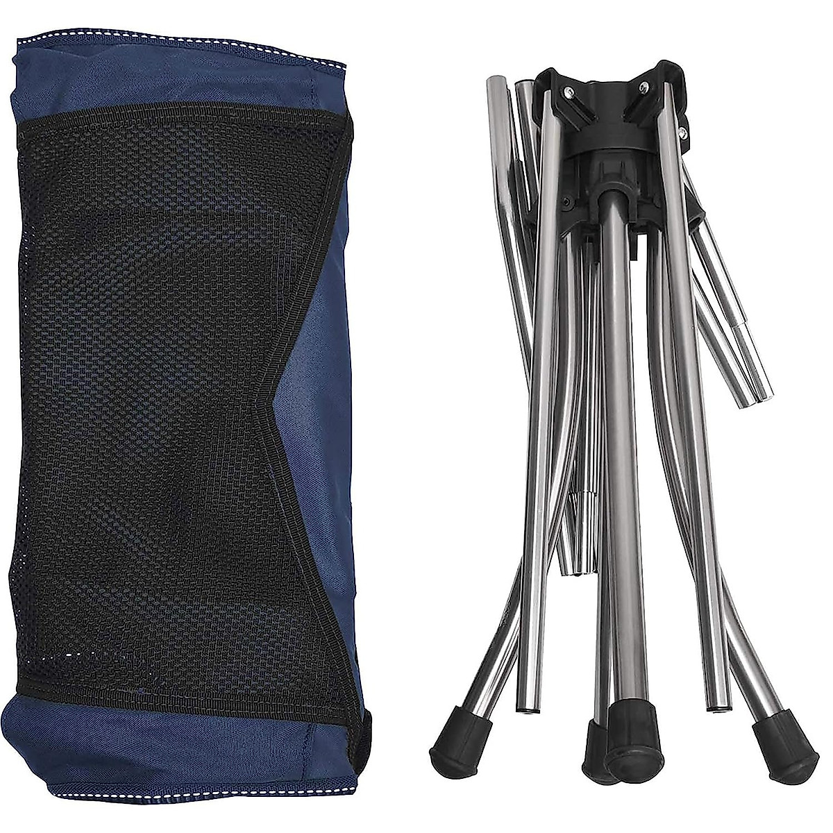 Lightspeed Outdoors Tall Swivel Camp Chair, Outdoor Seating, Blue