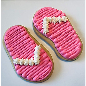 Flip Flop Summer Beach Cookie Cutter, 4.25" Made in USA by Ann Clark