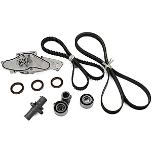 TKH002 Timing Belt Kit with Water Pump Kit Fits for Acura MDX RDX RL TL TSX ZDX Honda Accord Crosstour Pilot Odyssey Ridgeline 3.0 3.2 3.5 3.7L 2003-2017 Replace# TCKWP329 TKH-002