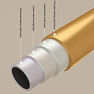 FJANKUI Metal Coat Rack Standing, Modern Floor Freestanding Coat Hanger Rack with Marble Base and Shelves, for Bedroom, Living room, Hallway, Entryway, Office and Shop (Gold)